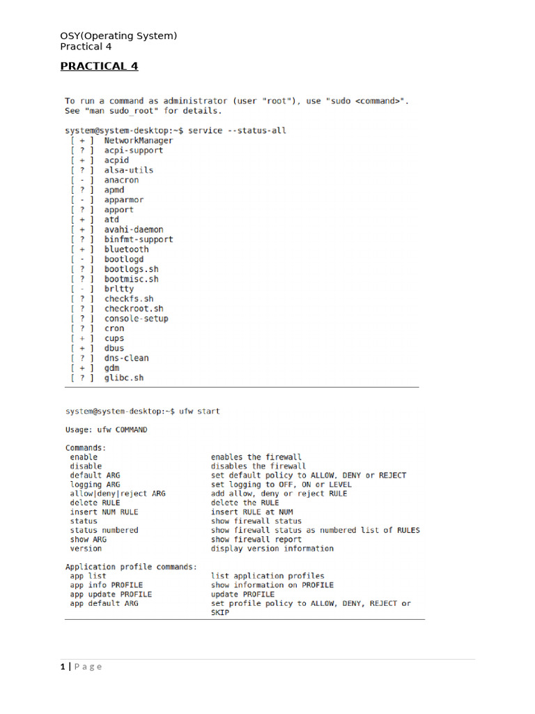 Practical 4 Osy | PDF | Computers