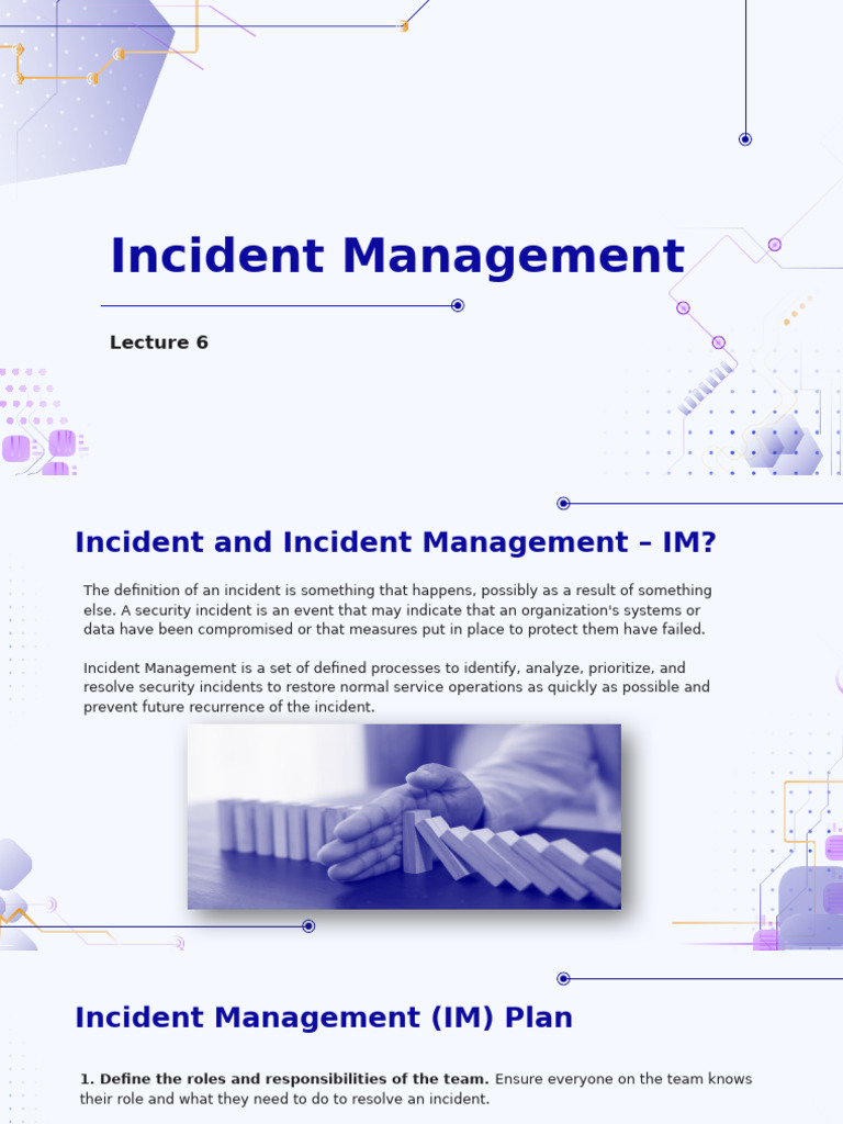 Incident Management | PDF | Computer Security | Security