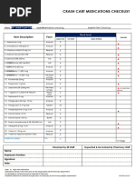Crash Cart Medication Checklist | PDF
