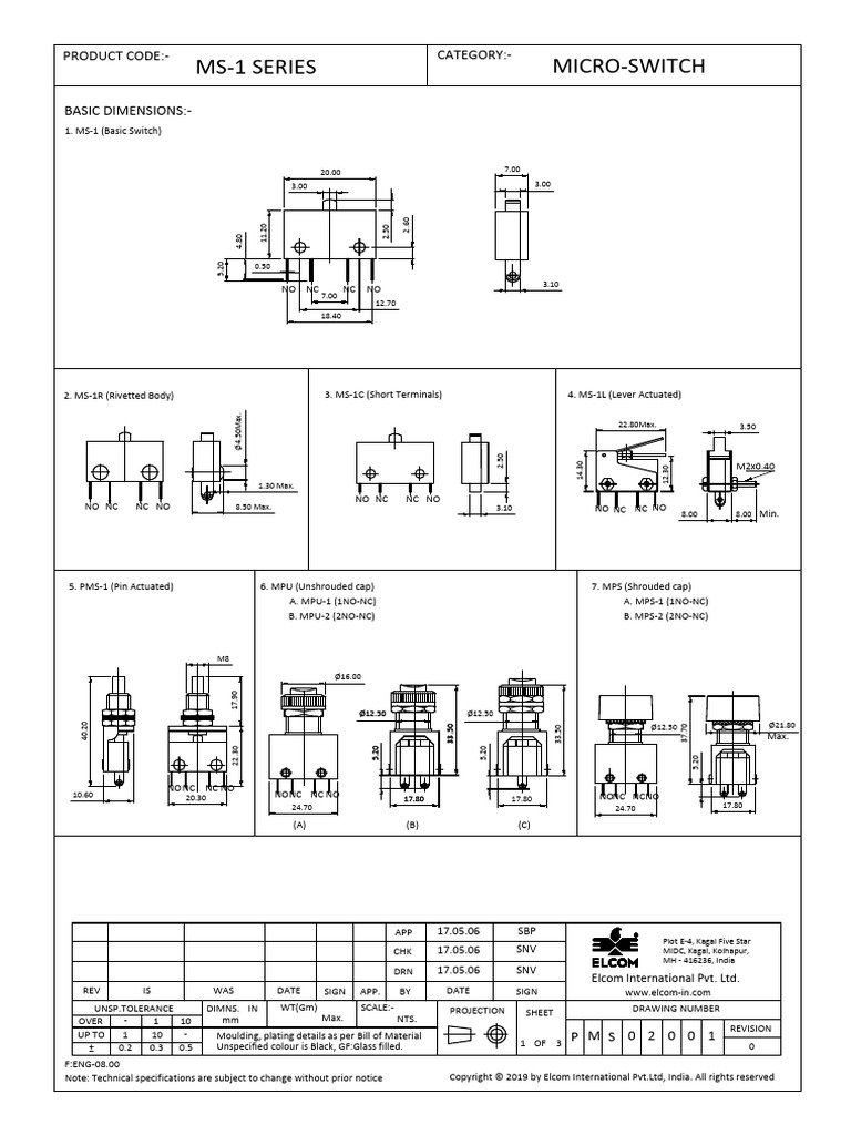 MS 1 Series | PDF | Printed Circuit Board | Building Engineering