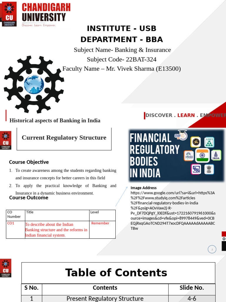 2.1.5 Current Regulatory Structure | PDF | Banks | Reserve Bank Of India