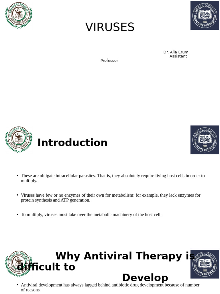 Viruses | PDF | Virus | Antiviral Drug