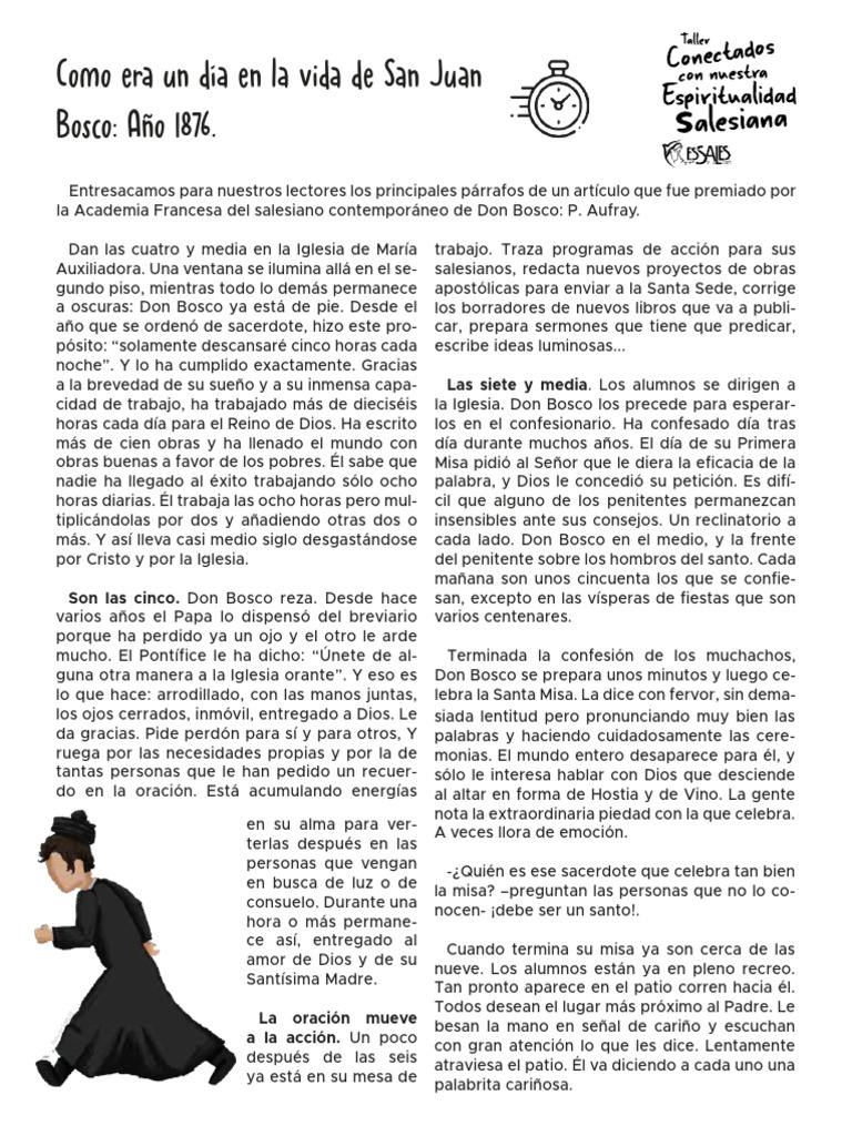 4 Un Dia en La Vida de DB | PDF | Oración | María, madre de Jesús