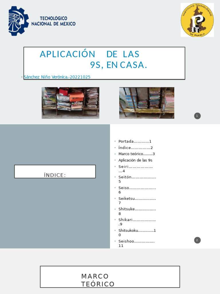 Aplicación de las 9S en Casa | PDF