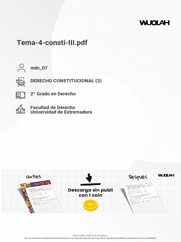 Wuolah Free Tema 4 Consti III | PDF | Discriminación | Desigualdad social