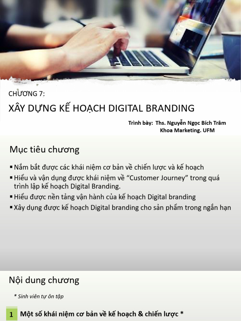 Chuong 7 - Xay Dung Ke Hoach Digital Branding Final | PDF