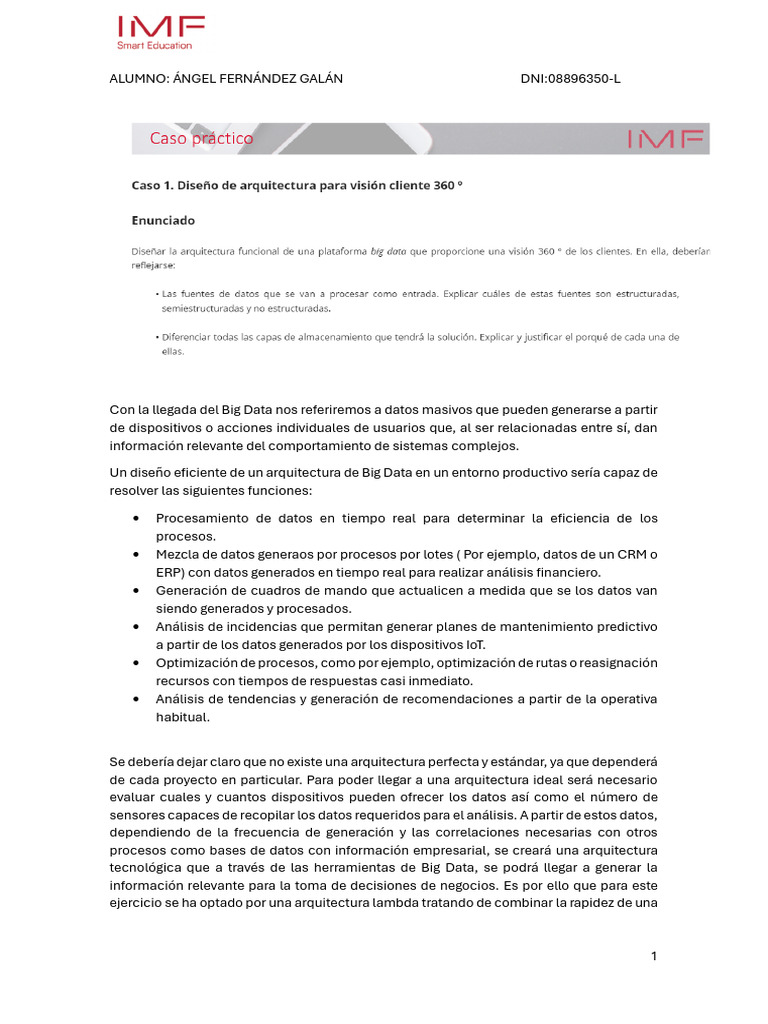 Arquitectura Lambda en Big Data | PDF | Apache Hadoop | Big Data