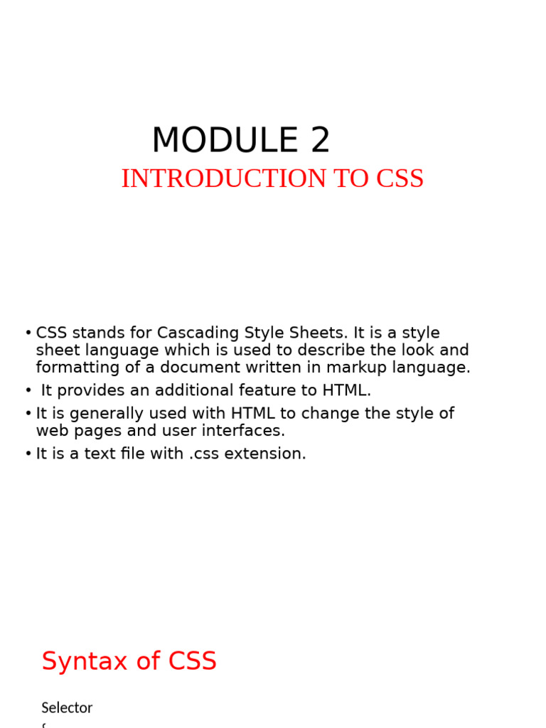 MODULE 2 (Updated) | PDF | Typefaces | Java Script