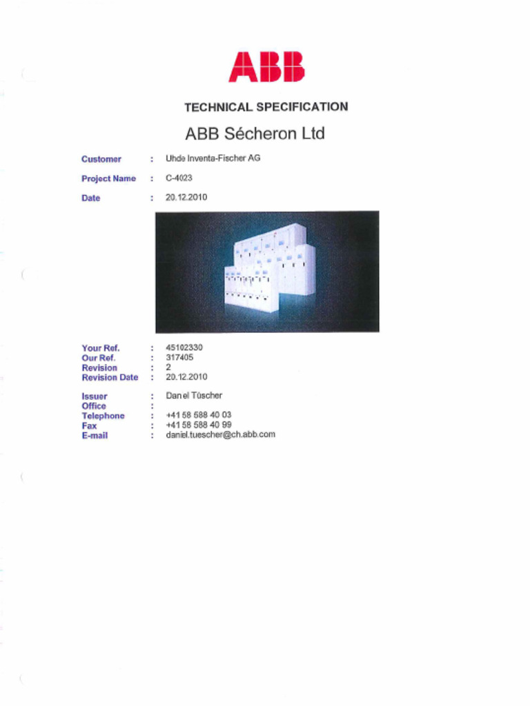 Technical Specification ABB | PDF