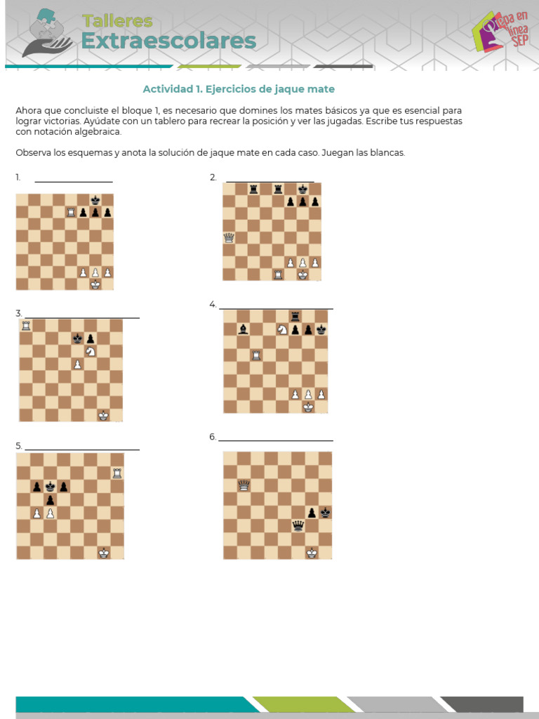 Act 1 Nivel Básico-Jaque Mate | PDF