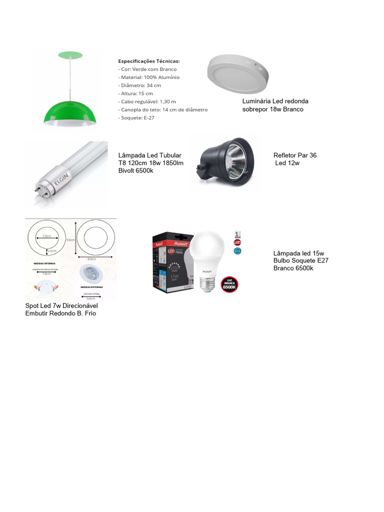 modelos lampadas_luminárias | PDF