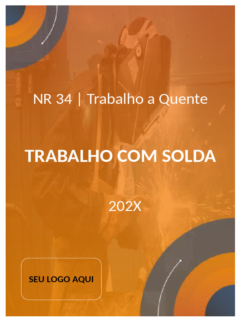 NR34 - Apostila - Trabalho A Quente - Trabalho Com Solda - Mar 2024 ...