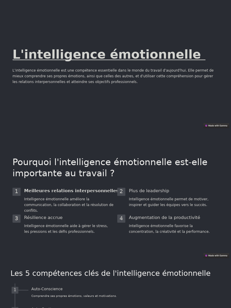 Lintelligence Emotionnelle | PDF