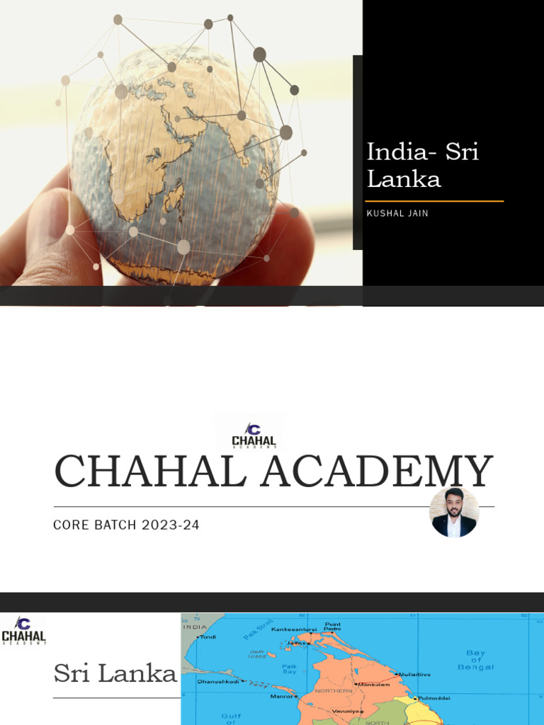 India - Sri Lanka Relations | PDF | Sri Lanka