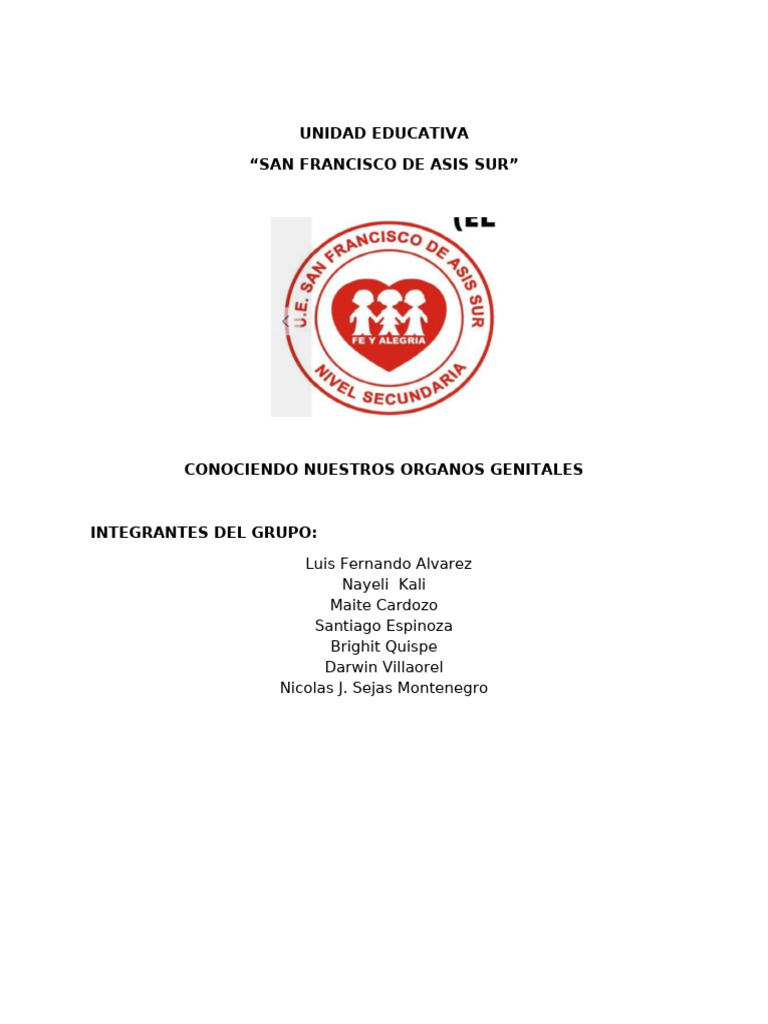 Conociendo nuestros organos genitales | PDF | Vagina | Labios