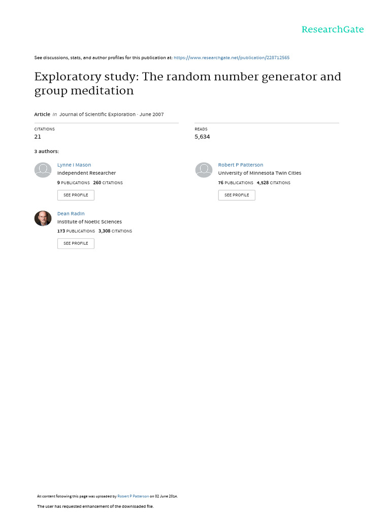 Exploratory Study The Random Number Generator and | PDF | Standard Score