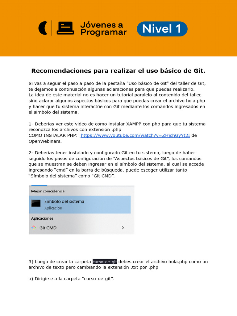 Recomendaciones para Realizar El Uso Básico de Git | PDF