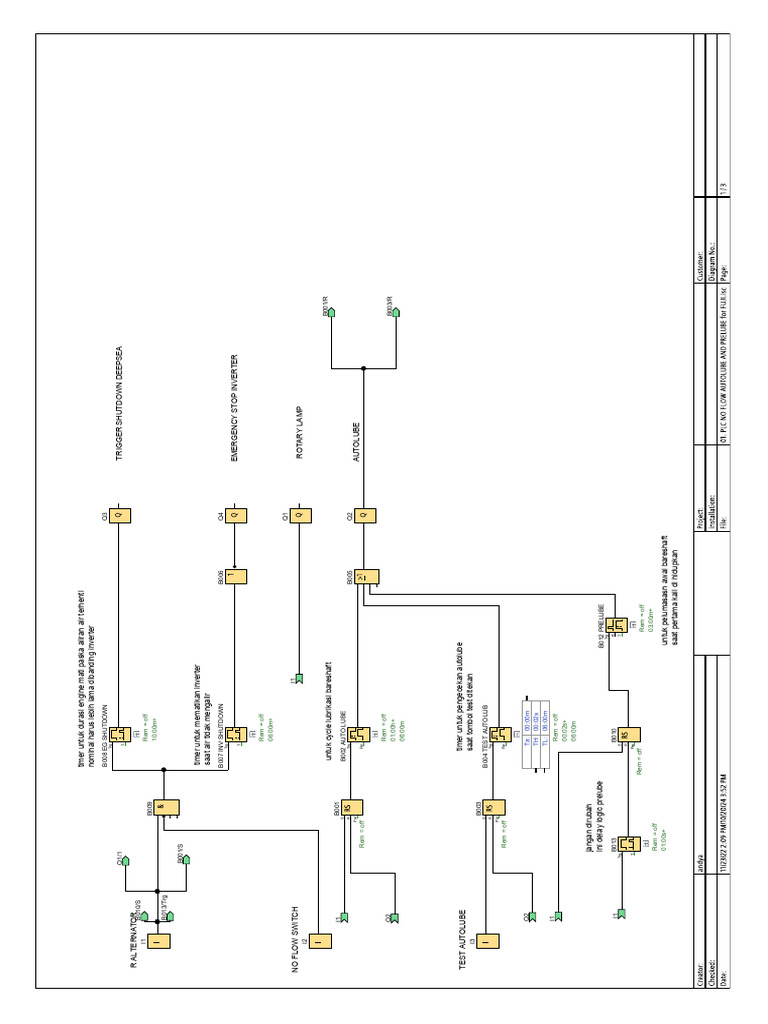 Logic Program PLC No Flow Panel Fuji | PDF