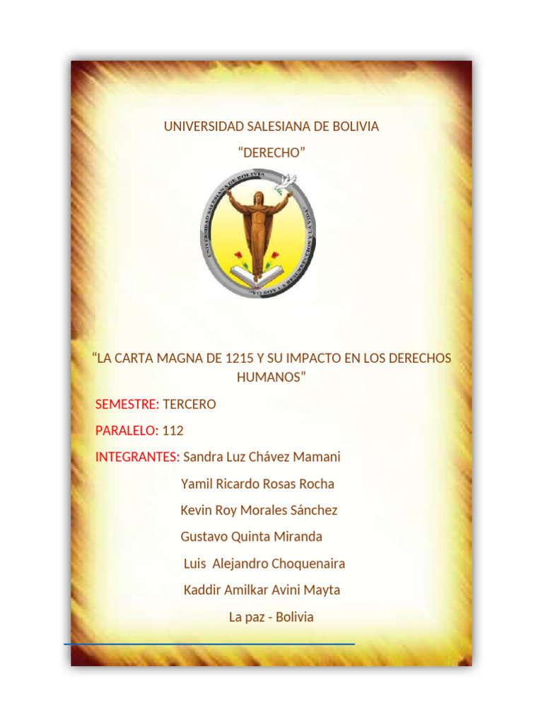 Informe DDHH | PDF | Carta Magna | Constitución