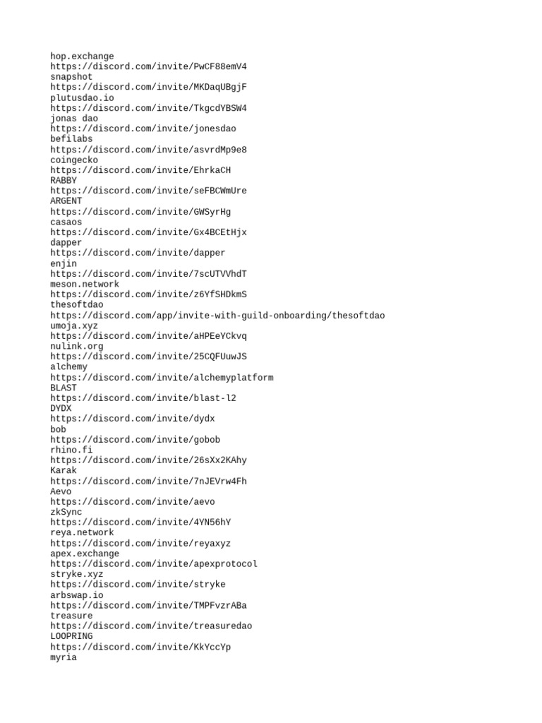 Discord Groups | PDF