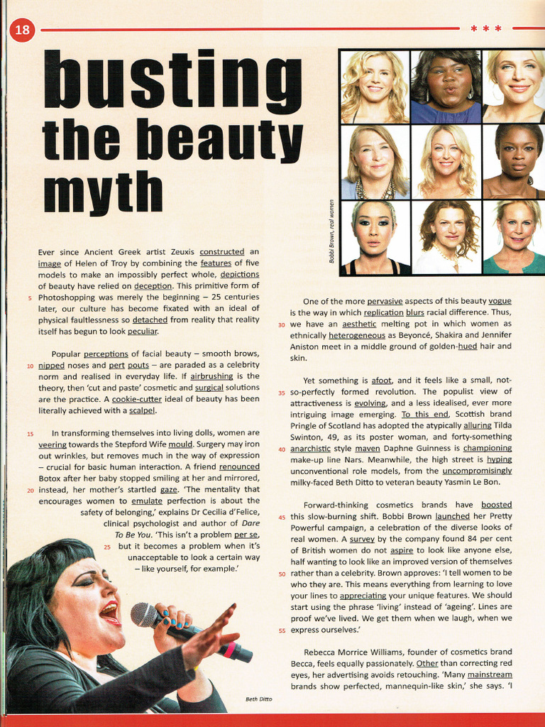 Busting The Beauty Myth | PDF