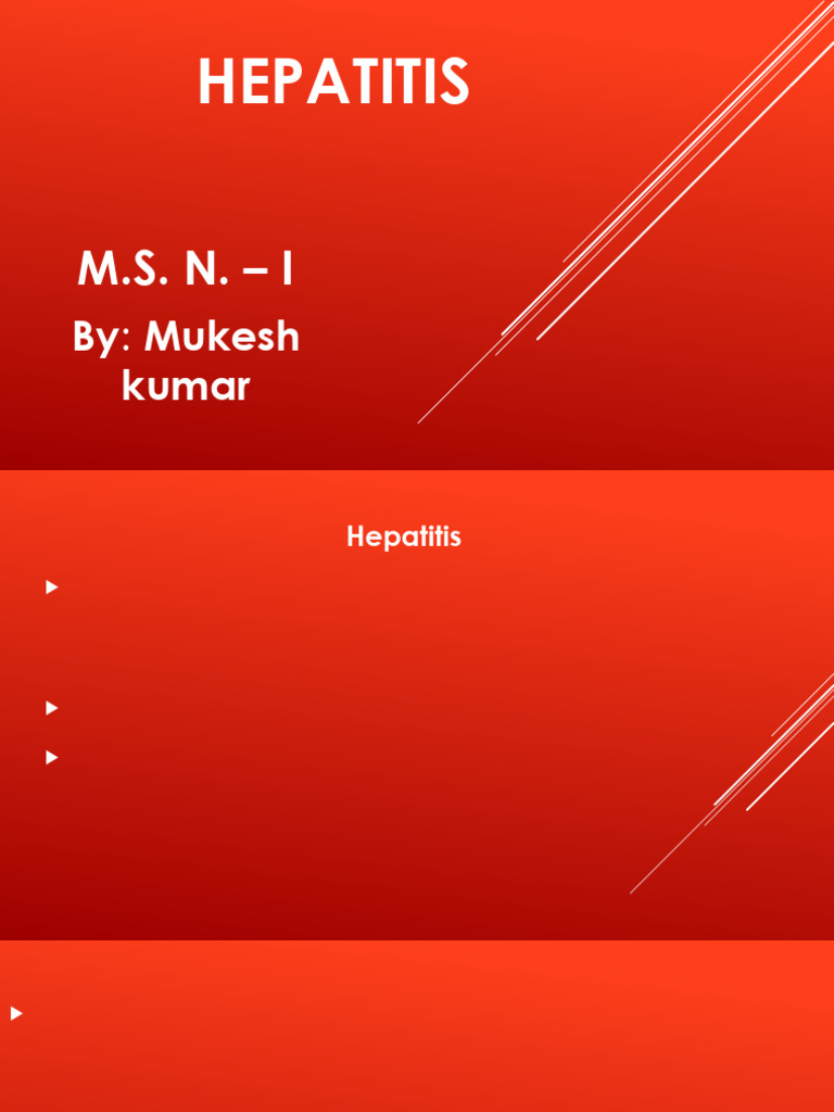 Hepatitis | PDF | Hepatitis B | Hepatitis