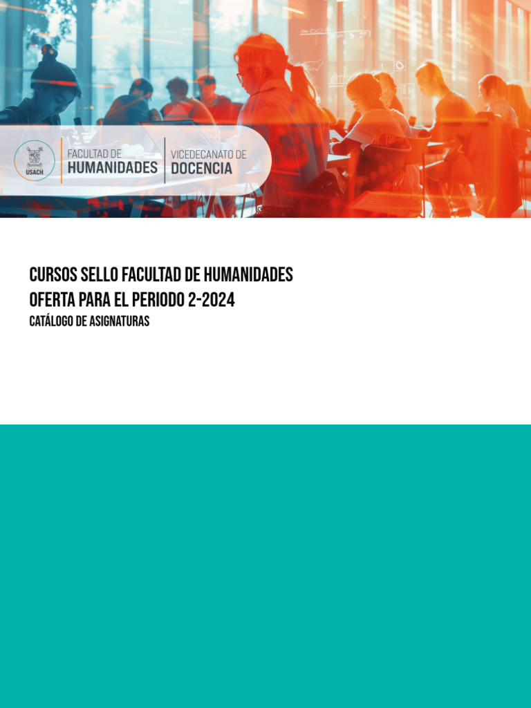 Catalogo Cursos Sello FAHU - 2 2024 | PDF | Paradigma | Interseccionalidad