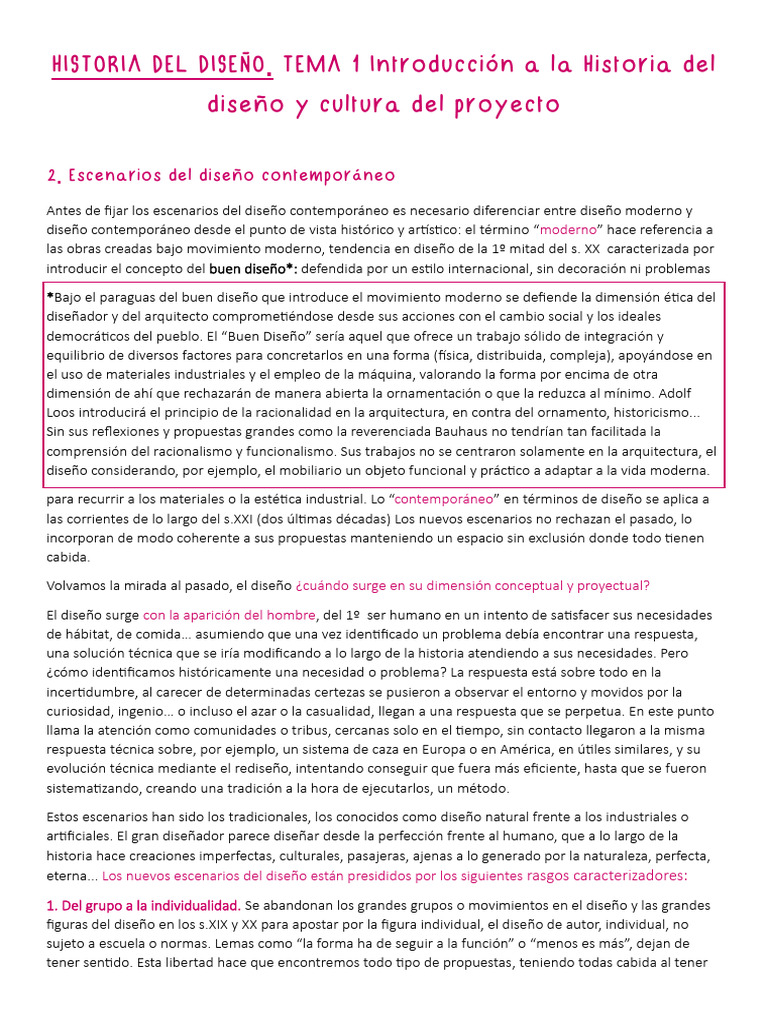 Historia Del Diseño | PDF | Diseño | Hermenéutica