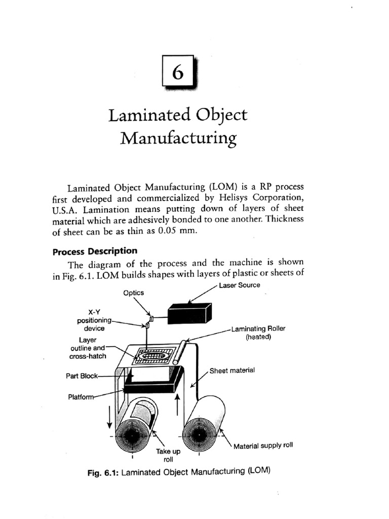 Laminated Object Manufacturing | PDF