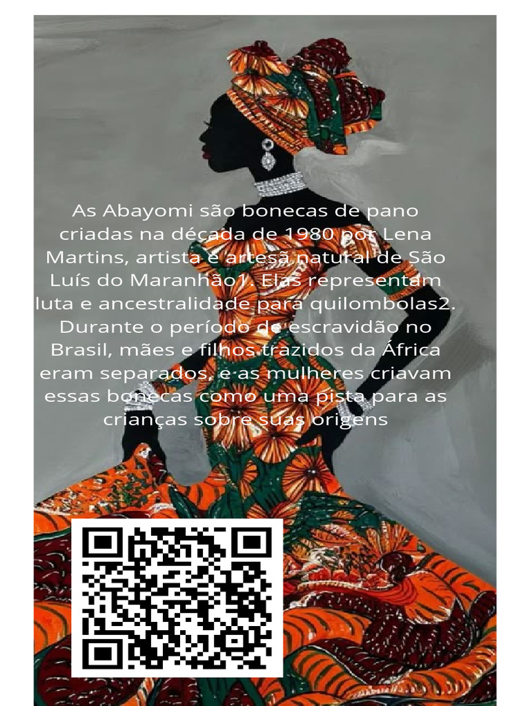 As Abayomi São Bonecas de Pano Criadas Na Década de 1980 Por Lena Martins, - 20241107 - 153637 ...