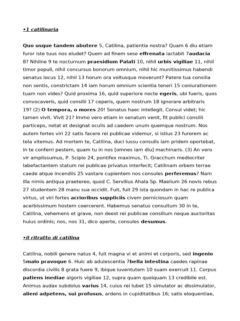 Quo Usque Tandem Abutere Effrenata Audacia Praesidium Palati Urbis ...