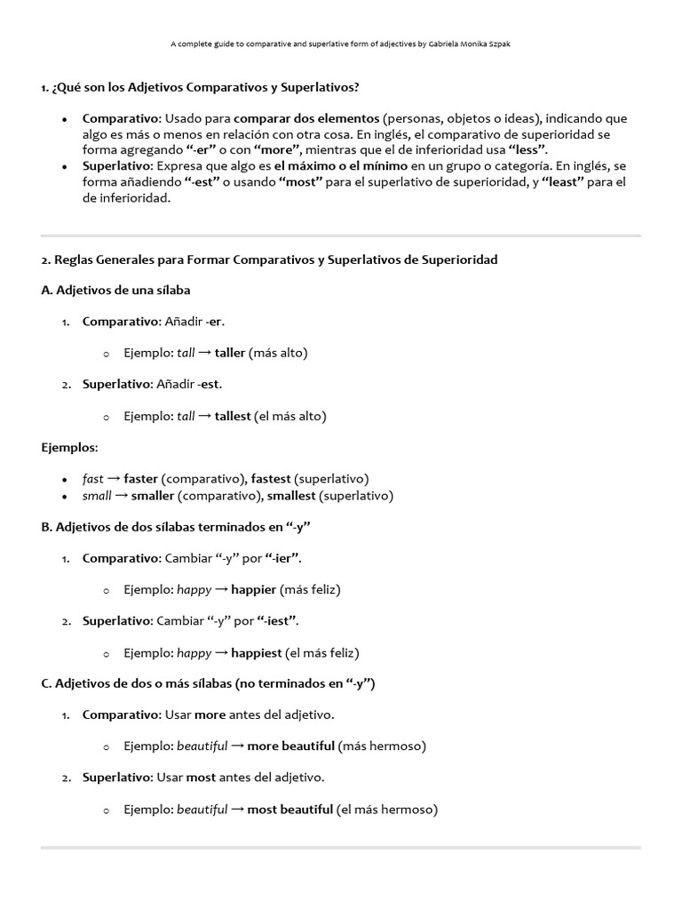 A Complete Guide To Comparative and Superlative Form of Adjectives by ...