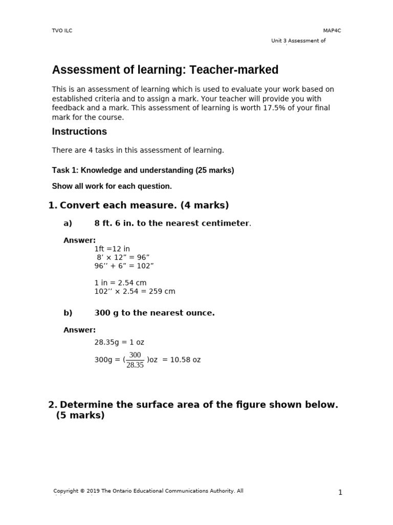 Map4c - Assingment 3 | PDF | Triangle | Area