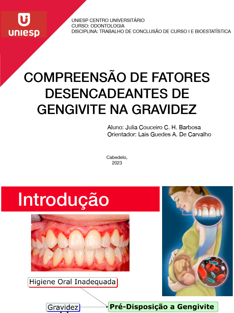 Slide TCC para Revisao Lais | PDF | Odontologia | Gravidez