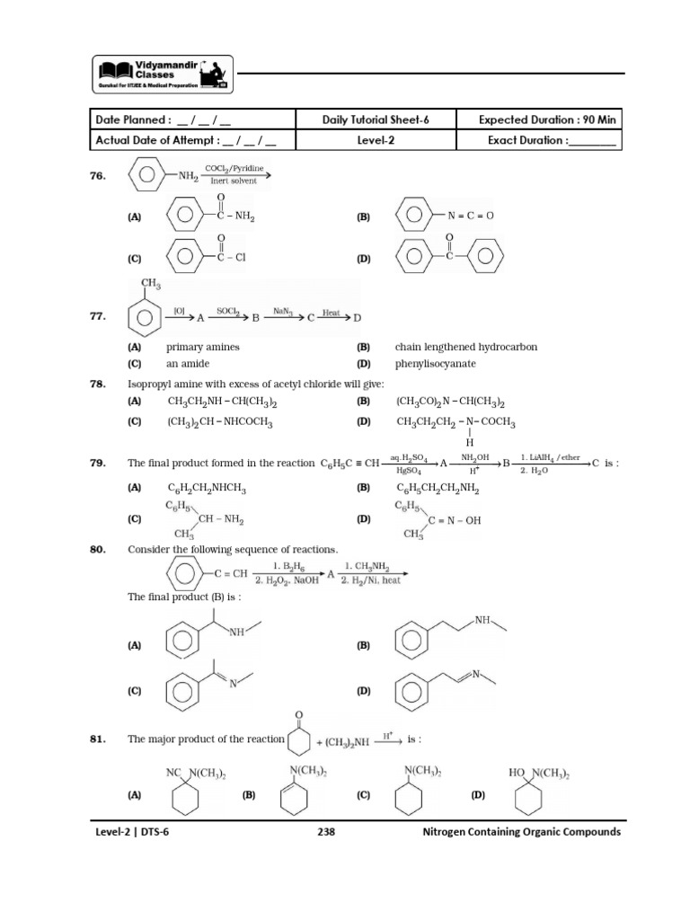 Amines PDF 1 | PDF | Hydrogen Compounds | Chemical Compounds