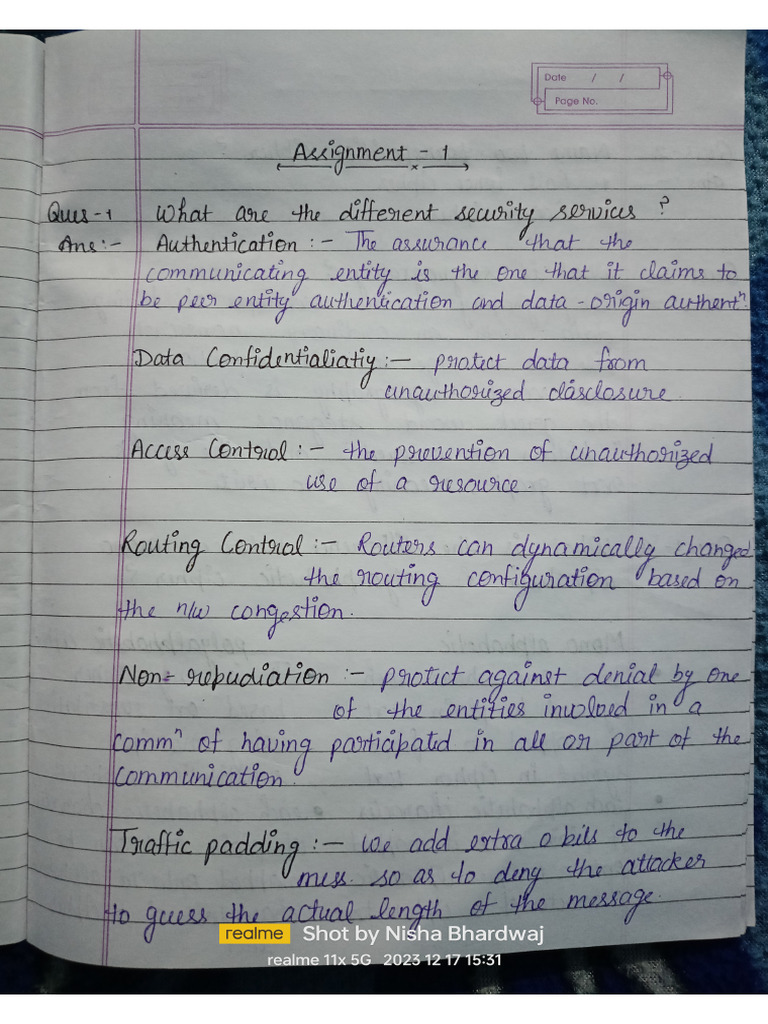 CNS Assignment | PDF