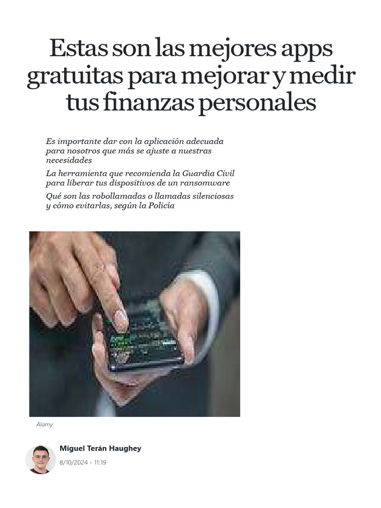 Mejores Apps Gratis para Finanzas | PDF | Finanzas personales ...