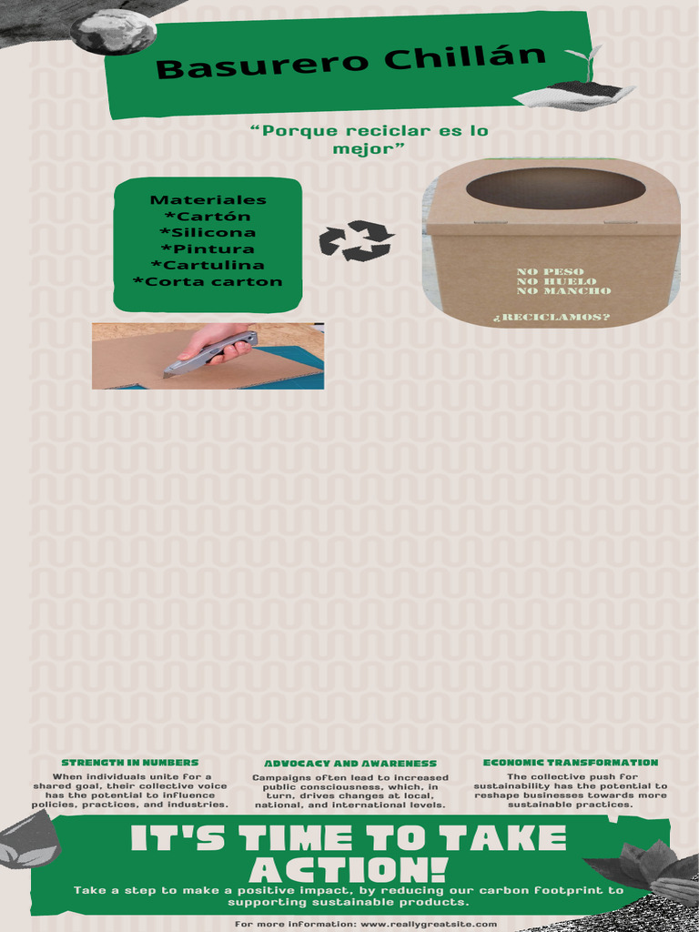 Green Modern Textured Environmental Sustainability Infographics | PDF ...