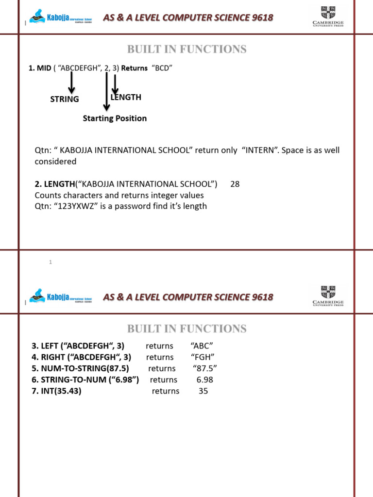 Built in Datatypes | PDF | Teaching Methods & Materials