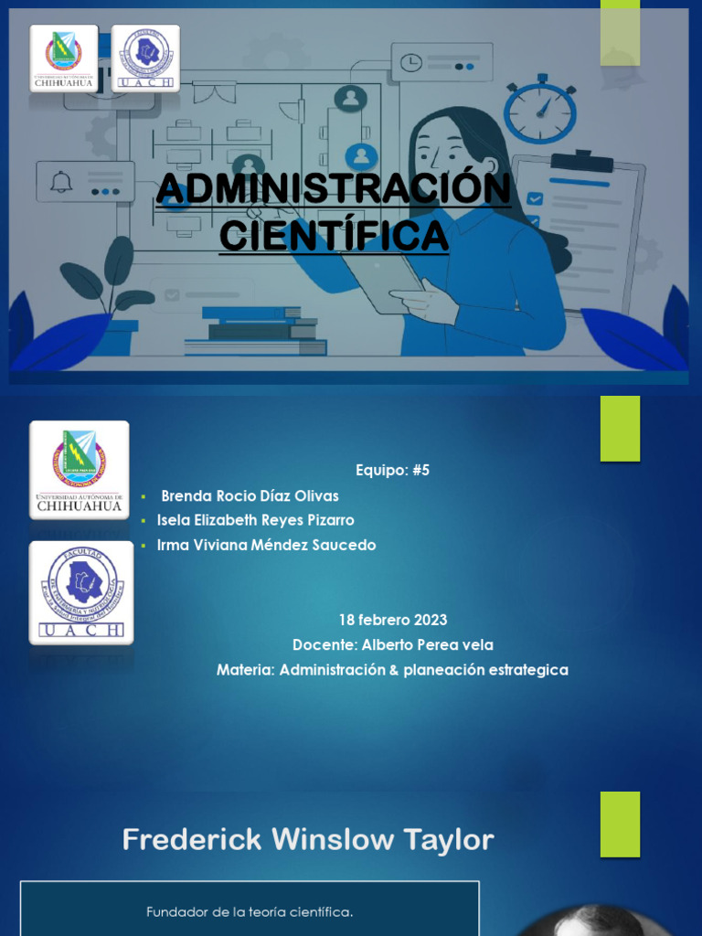 Eq 5 Administración Cientifica | PDF | Economias