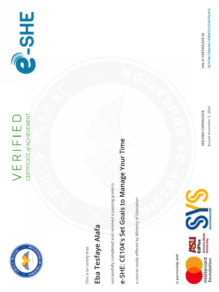 Set Goals To Manage Your Time | PDF