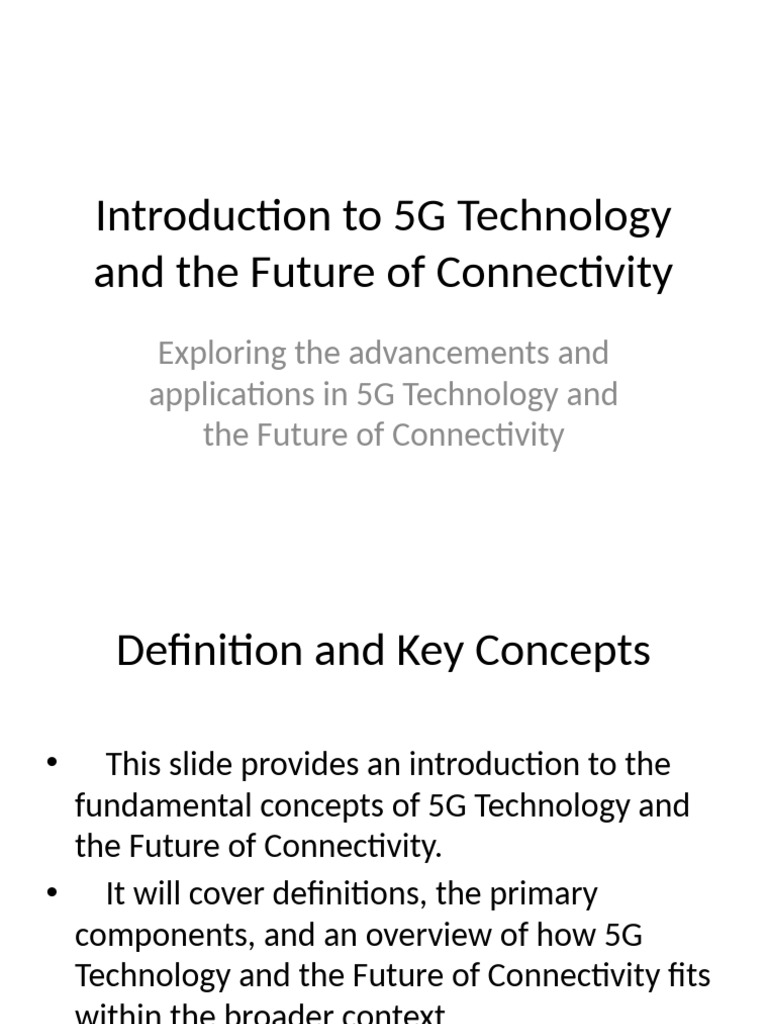 5G Technology: Advancements & Future Insights | PDF