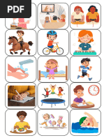 Printable Action Verb Flashcards | PDF