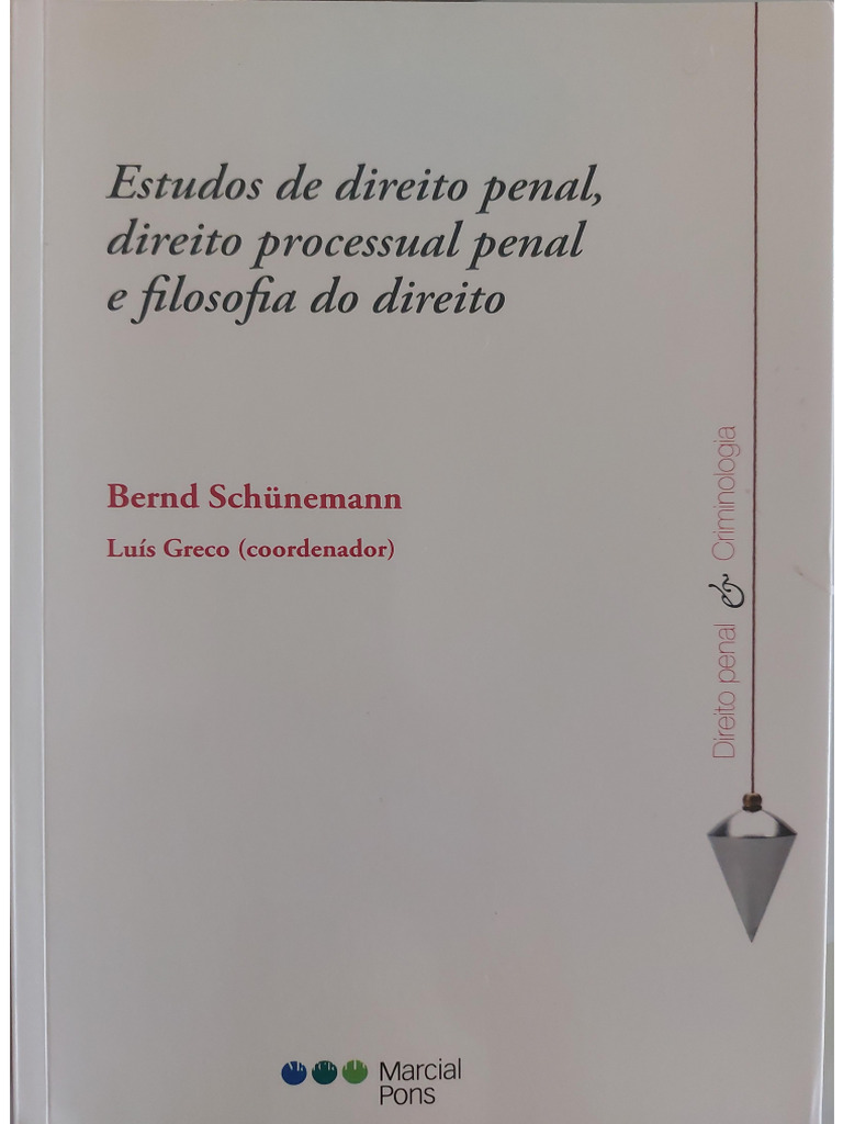 Bernd Schuneman Domínio Do Fato | PDF