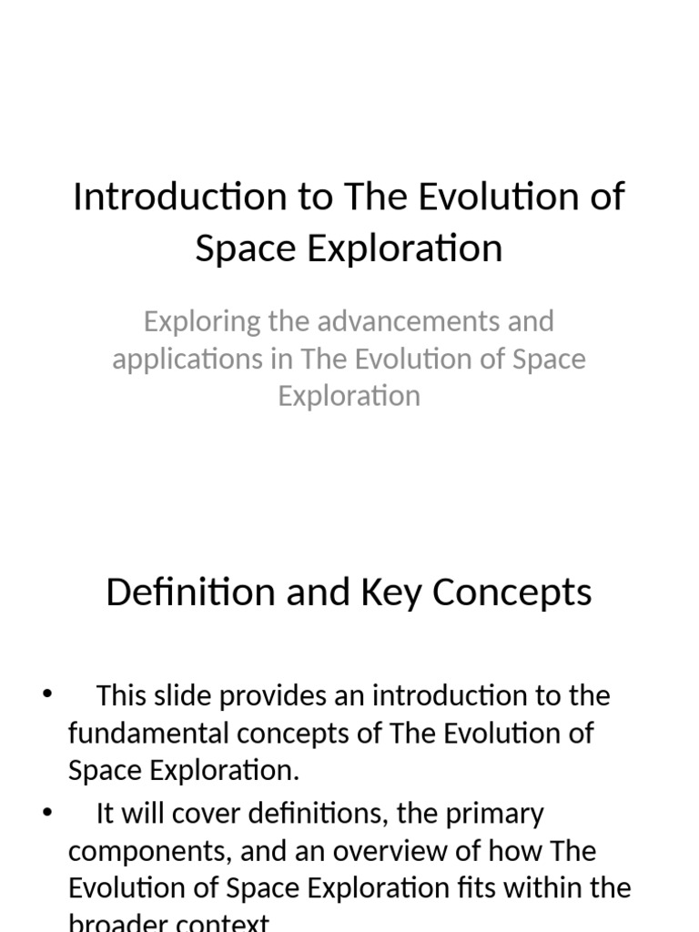 The Evolution of Space Exploration Detailed | PDF | Art