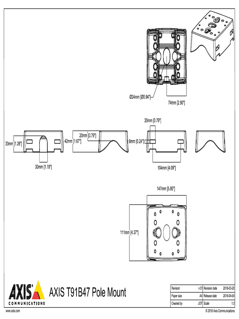 Axis t91b47 Pole Mount en US 110779 | PDF