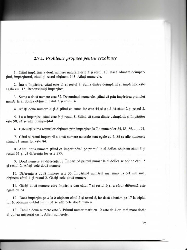 Palaga - Intartirea Cu Rest | PDF