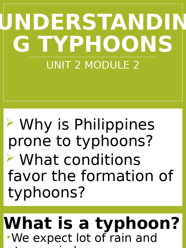 Understanding Typhoon | PDF | Tropical Cyclones | Cyclone