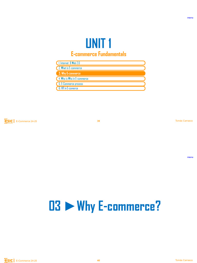 23-24 Unit 1 E-Commerce Fundamentals English Part II | PDF | E Commerce | Online Shopping