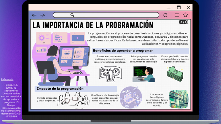 Infografía - Importancia de La Programación - Michela Senisse | PDF